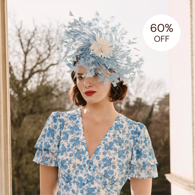 SALE | Katherine Wheel - Powder Blue – Jess Collett Milliner