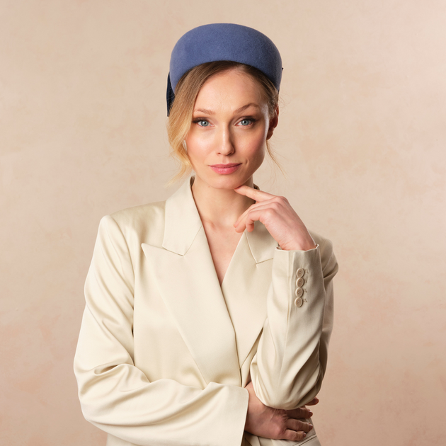 Fontaine - Blue – Jess Collett Milliner